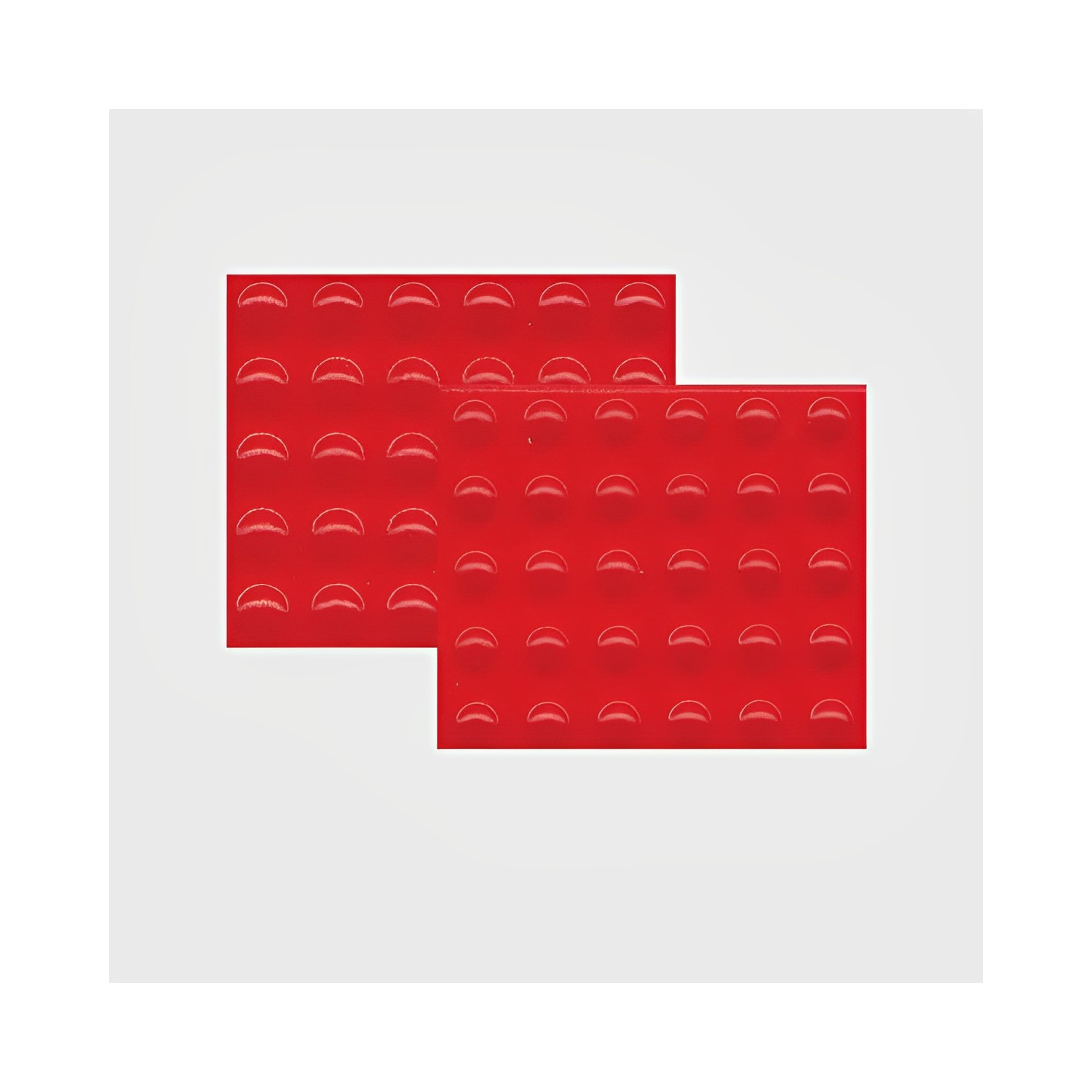 30 pastilles adhésives rouges